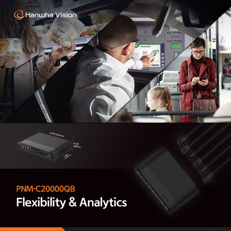 Hanwha Vision - PNM-C20000QB AI 4CH Remote-head Camera - AnelaTek Solutions