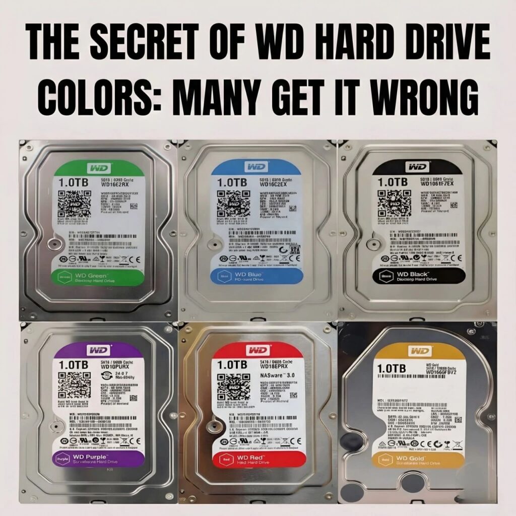 The Secret Behind WD Hard Drive Colors - AnelaTek Solutions